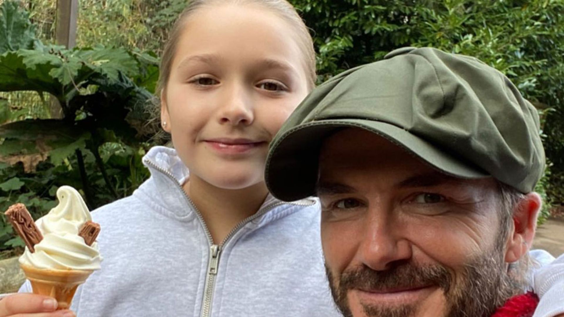 David Beckham accompanies 'Princess' Harper as she takes on important ...
