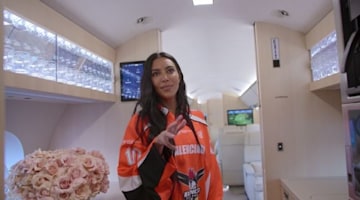 Inside Kim Kardashian's $150 million private plane named Kim Air | HELLO!