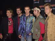 N SYNC CELEBRATE THE RELEASE OF THEIR ALBUM AT CELEBRITY PACKED L.A ...