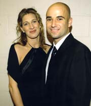 ANDRE AGASSI SCORES WITH HIS GRAND SLAM FOR CHILDREN BENEFIT | HELLO!