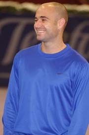 andre agassi, ANDRE AGASSI BECOMES THE FACE OF NEW MEN'S | HELLO!