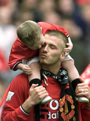 BOND AND BECKS TEAM UP TO PUT FATHERHOOD FIRST | HELLO!