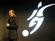 david beckham, Becks takes aim with free kick logo | HELLO!