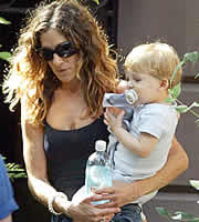 Famous mums and their babies hit the road | HELLO!