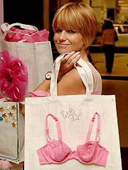 Patsy creates cheeky tote for a good cause | HELLO!