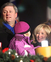Stephen Harper, Prime Minister Harper gets into the spirit | HELLO!