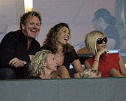 Culinary star Gordon cooks up support for his footie ace | HELLO!