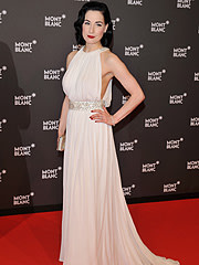 Joan Collins attends Montblanc party in Switzerland with | HELLO!