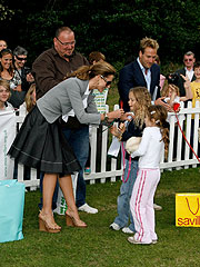 Double the fun for Trinny at good cause dog show | HELLO!