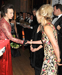 Jo Wood meets princess Anne and David Gandy at Save The | HELLO!
