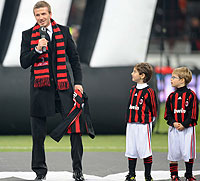 Posh and Becks arrive in Milan | HELLO!