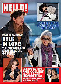 Exclusive pictures of Kylie in love in HELLO! magazine | HELLO!