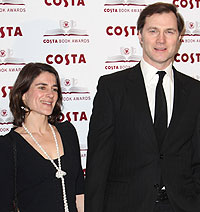 Katie Derham, David Morrissey attend the Costa Book Awards | HELLO!