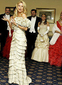 Nicollette Sheridan goes looking for her prince at Vienna | HELLO!