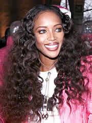 Naomi's in the pink at Milan Fashion Week | HELLO!