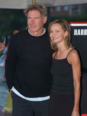 HARRISON AND CALISTA GREETED BY WILD SCENES IN VENICE | HELLO!