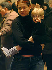 Debra hits the stores with toddler son Roman | HELLO!