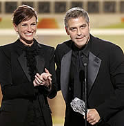 Julia and George reunite at Critics' Choice Awards | HELLO!