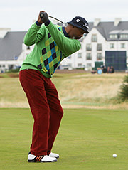 Samuel brings his inimitable street style to the Scottish | HELLO!