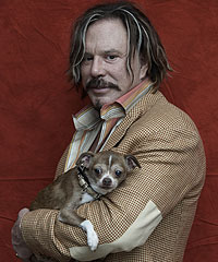 Rourke mourns the loss of his beloved pooch Loki | HELLO!