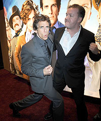 Ricky Gervais and Ben Stiller launch Night At The Museum 2 | HELLO!