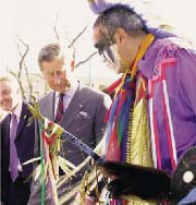 PRINCE CHARLES RECEIVES TOP HONOUR FROM THE CREE INDIANS | HELLO!