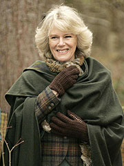 Camilla chooses forest green for tree-planting | HELLO!