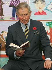 Charles impresses children with his story-telling skills | HELLO!