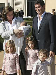 Alexia of Greece presents newborn daughter Amelia | HELLO!