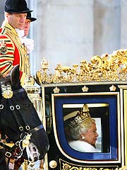 The Queen opens Parliament then dashes to the station | HELLO!