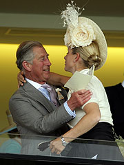 Zara greets Prince Charles with a hug and kiss | HELLO!