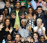 Musicians gather ahead of Nelson Mandela's London birthday | HELLO!