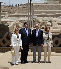 Spanish royals visit Peruvian as archaeological site | HELLO!