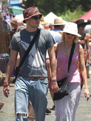 Everything's just beachy for Heath and Naomi | HELLO!