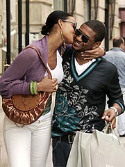 Usher and gal pal explore the City of Light | HELLO!