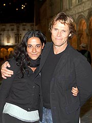 Willem Dafoe, Giada Cologrande, Roger Moore, Willem and | HELLO!